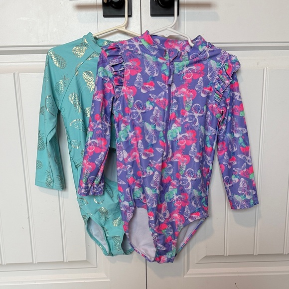 Limited Too | Swim | Limited Too Kids Swim Rashguards Purple And Teal ...